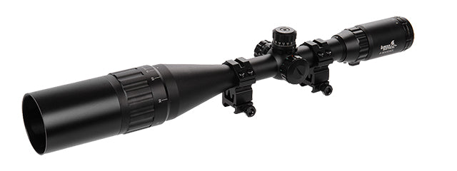 Lancer Tactical 4-16X50 AOL Red/Green/Blue Illuminated Scope w/ Sun Sh ...